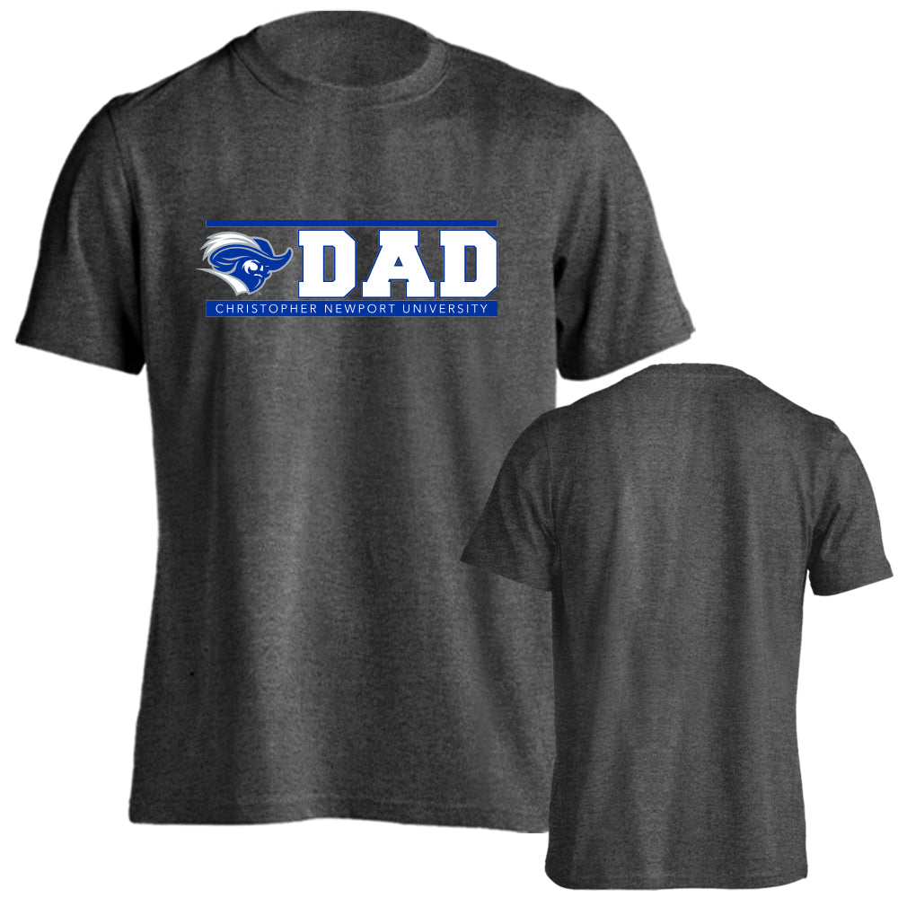 Christopher Newport University Captains Dad Father Logo Short Sleeve T ...