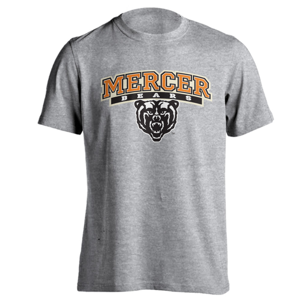 Mercer University Bears MU Classic Arch Text with Mascot Short Sleeve ...