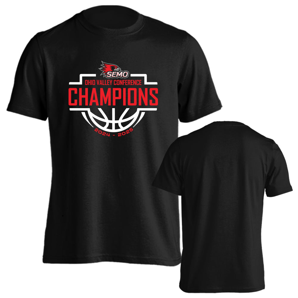SEMO Redhawks 2025 OVC Regular Season Basketball Champions Short Sleev ...